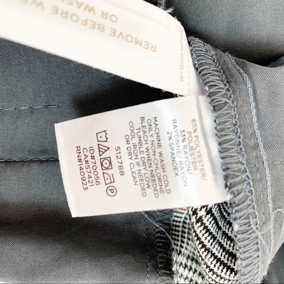 LOFT | Pants & Jumpsuits | Loft Nwt Tall Plaid High Waist Wide Leg ...